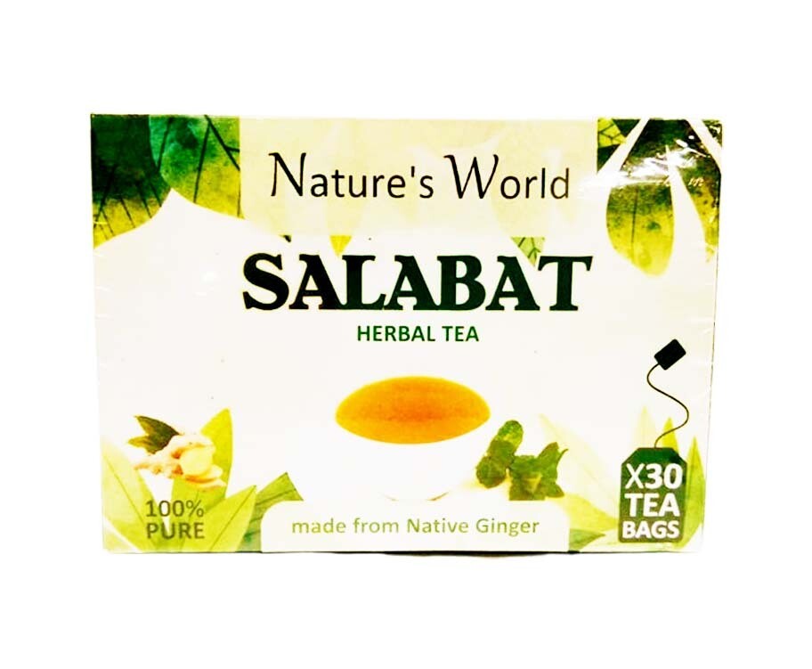 Nature's World Salabat Herbal Tea (30 Tea Bags x 4g)