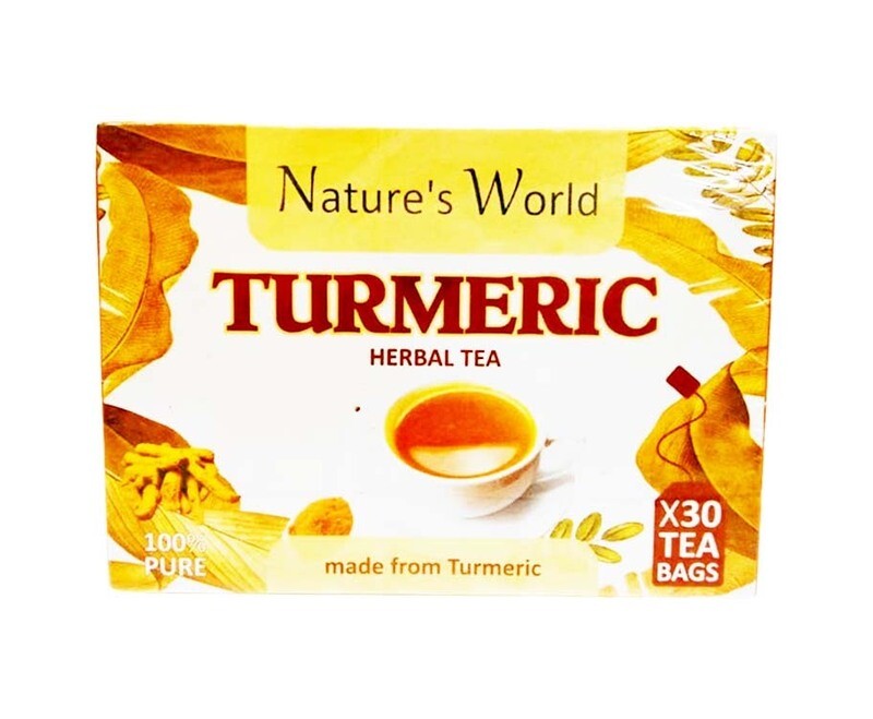 Nature's World Turmeric Herbal Tea (30 Tea Bags x 4g)