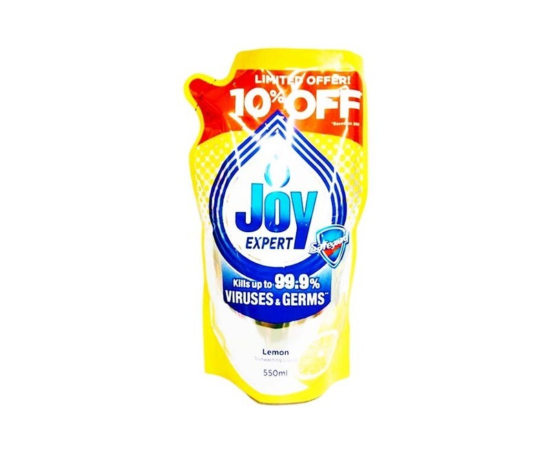 Joy Expert Safeguard Lemon Dishwashing Liquid Refill 550mL