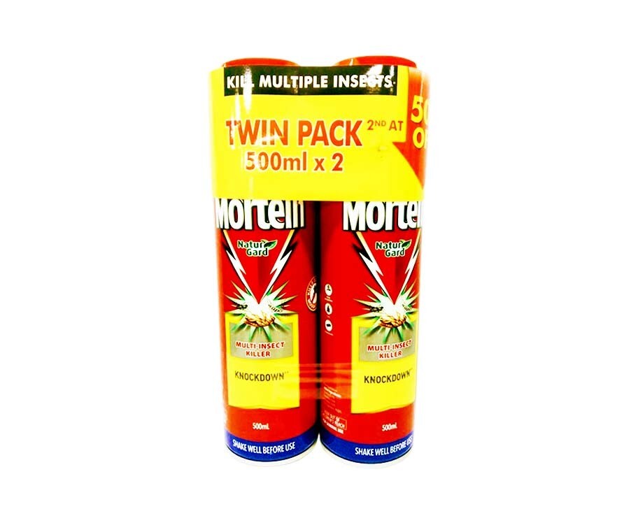 Mortein NaturGard Multi-Insect Killer Knockdown (2 Packs x 500mL)