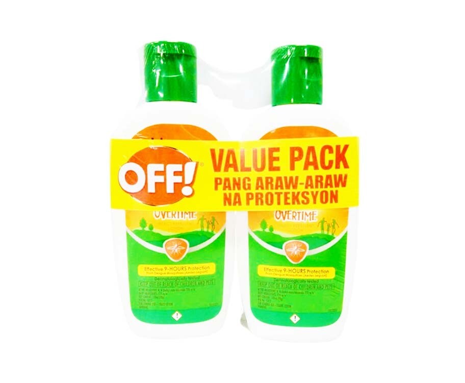 Off! Overtime Insect Repellent Lotion (2 Packs x 100mL)
