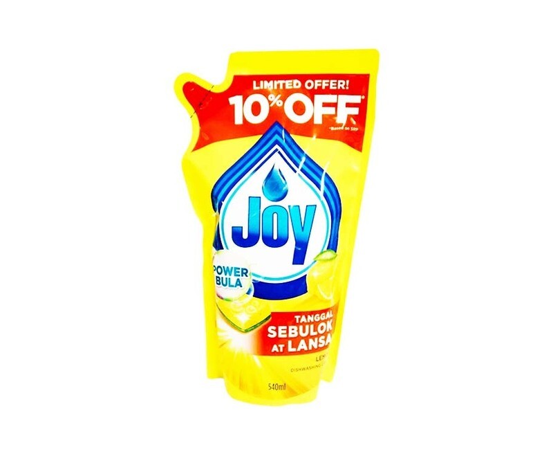 Joy Power Bula Lemon Dishwashing Liquid 540mL