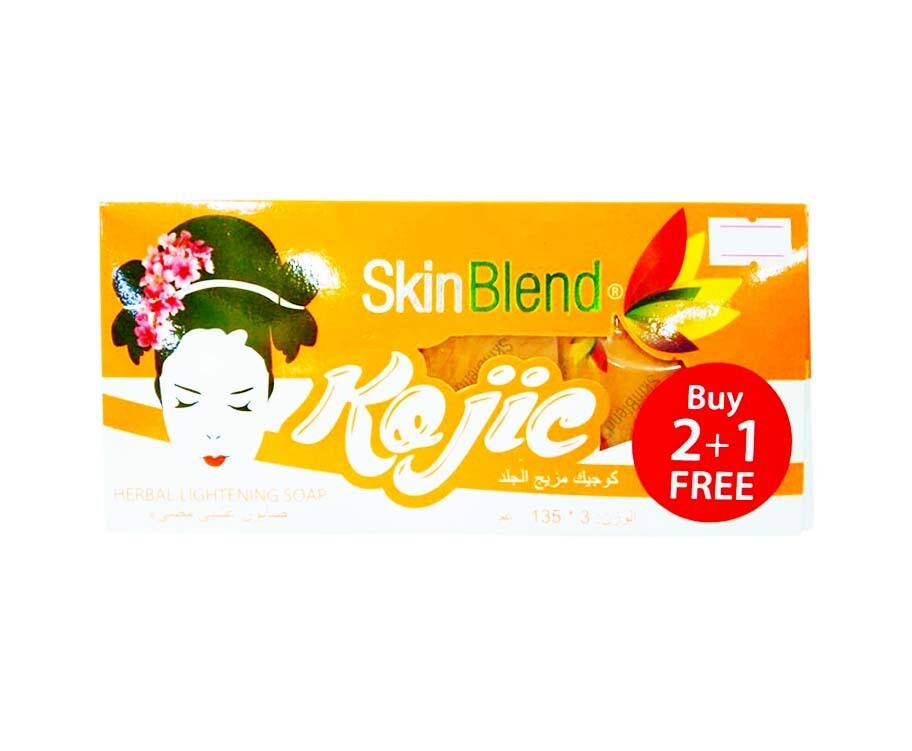 Skin Blend Kojic Herbal Lightening Soap (2+1 Packs x 135g)