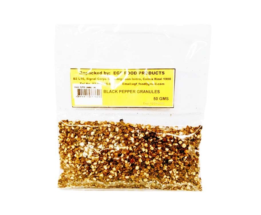 EGF Food Products Black Pepper Granules 50g