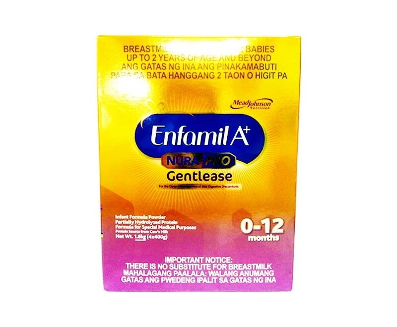 Enfamil A+ NuraPro Gentlease 0-12 Months (4 Packs x 400g) 1.6kg