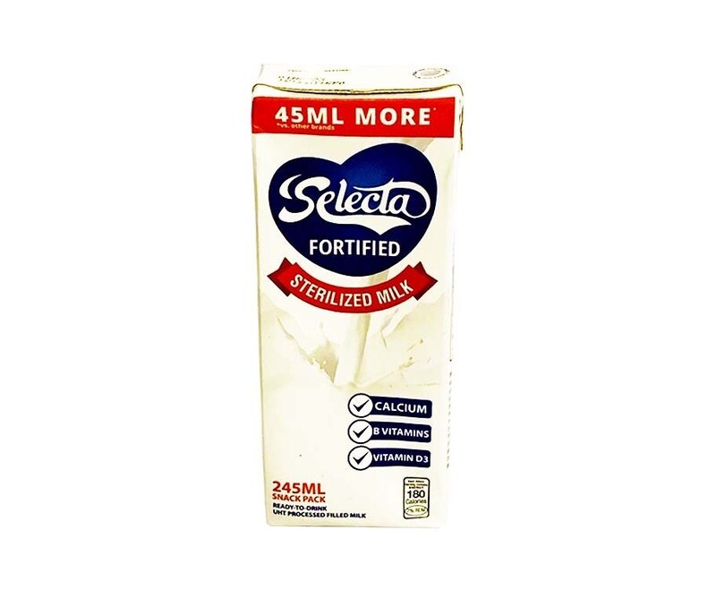 Selecta Fortified Sterilized Milk 245mL