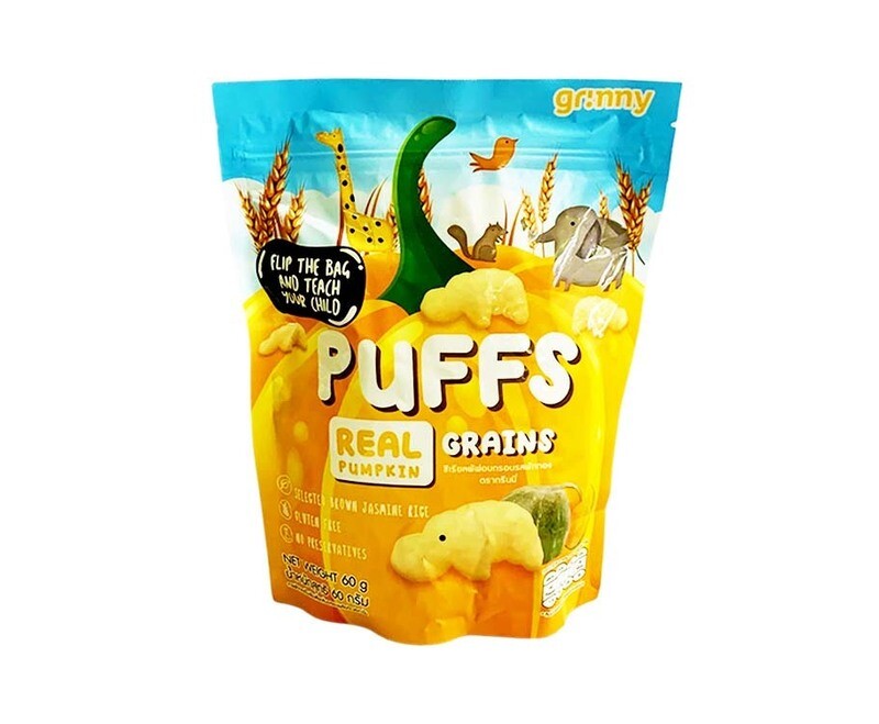 Grinny Puffs Real Pumpkin Grains 60g