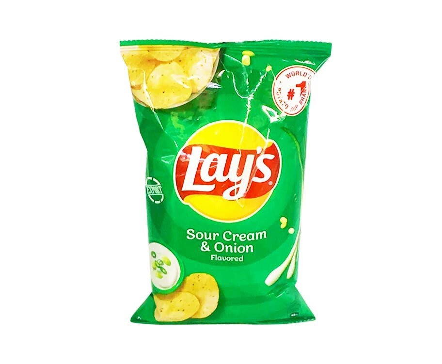 Lay’s Potato Chips Sour Cream & Onion Flavored 50g