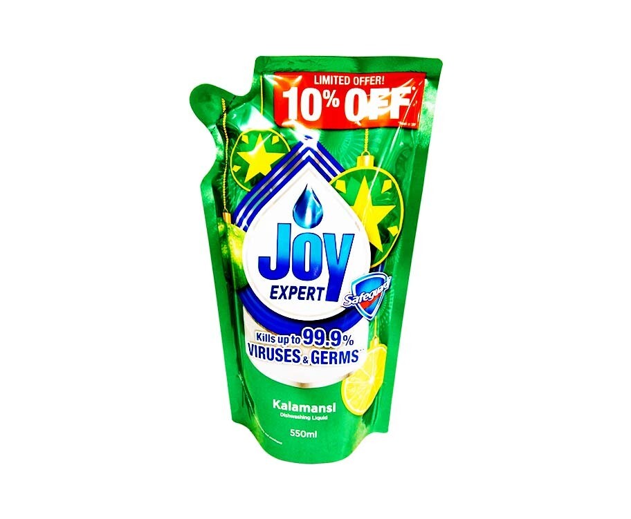 Joy Expert Safeguard Kalamansi Dishwashing Liquid Safeguard 550mL