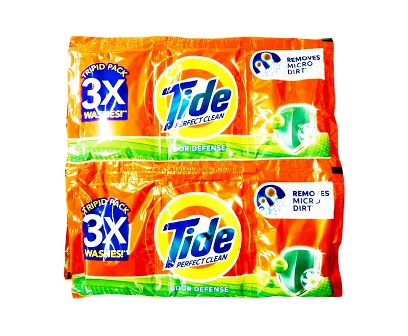 Tide Perfect Clean Odor Defense Tripid Pack (6 Packs x 104g)