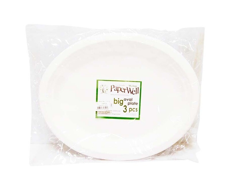 Welup Paper Well Big Oval Plate (3 Pieces)