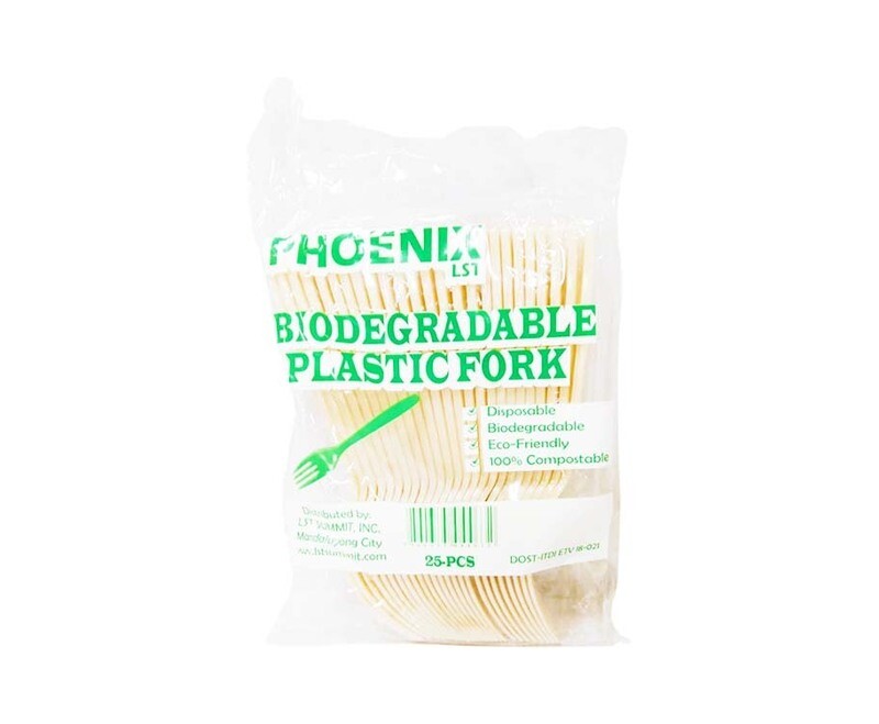 Phoenix LST Biodegradable Plastic Fork 25 Pieces