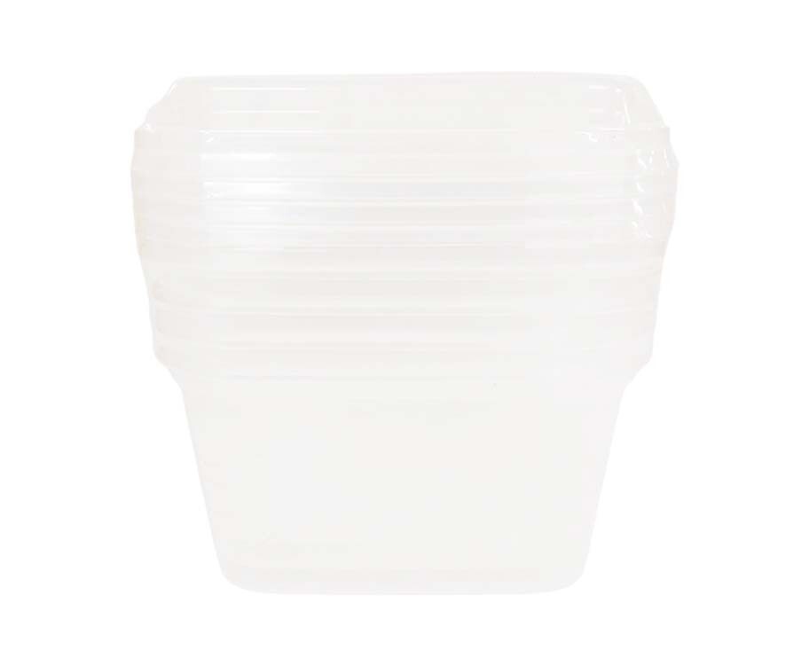 Edison Microwaveable Container MS-SQ550 5 Pieces