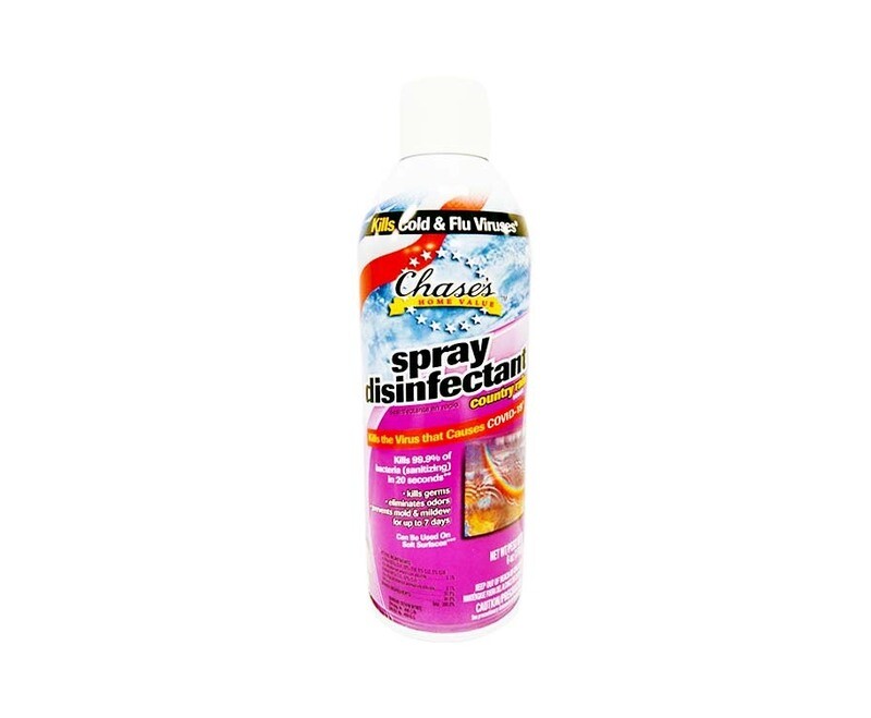 Chase's Home Value Spray Disinfectant Country Rain Scent 170g