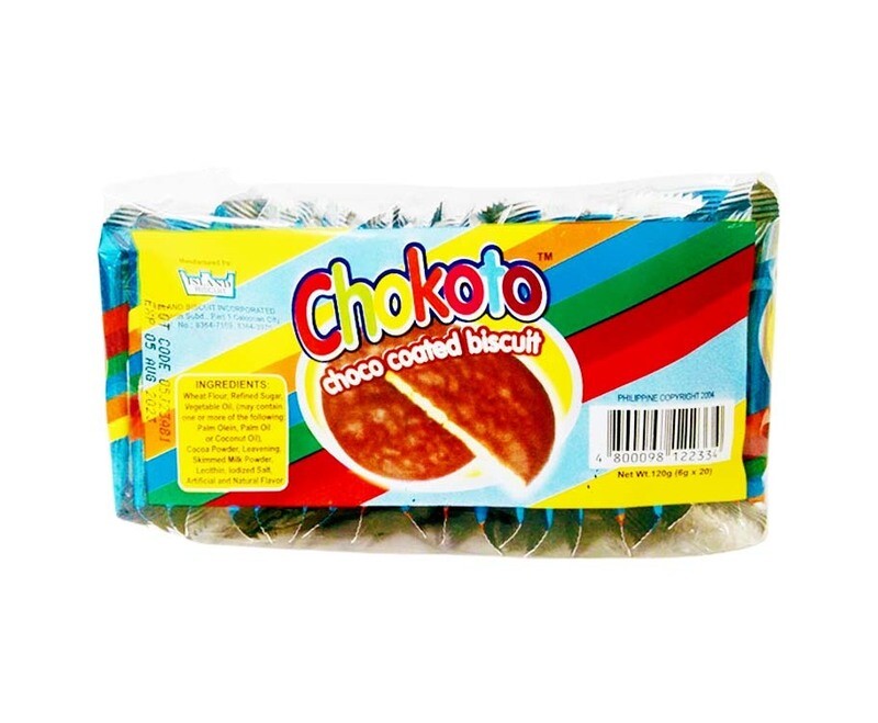 Island Biscuit Chokoto Choco Coated Biscuit (20 Pieces x 6g) 120g