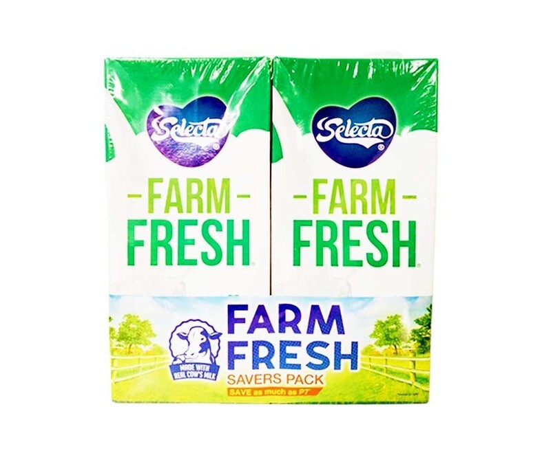 Selecta Farm Fresh Milk (2 Packs x 1L)