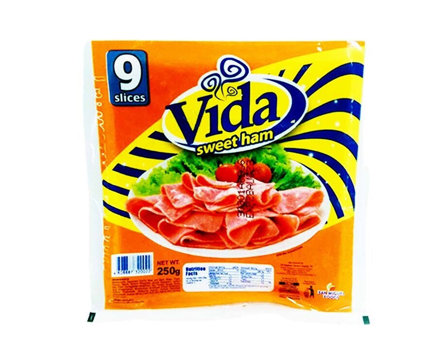 Purefoods Vida Sweet Ham 9 Slices 250g