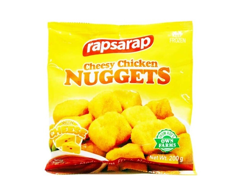 Rapsarap Cheesy Chicken Nuggets with Cheese 200g