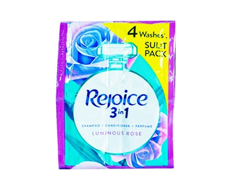 Rejoice 3-in-1 Shampoo + Conditioner + Perfume Luminous Rose (6 Packs x ...