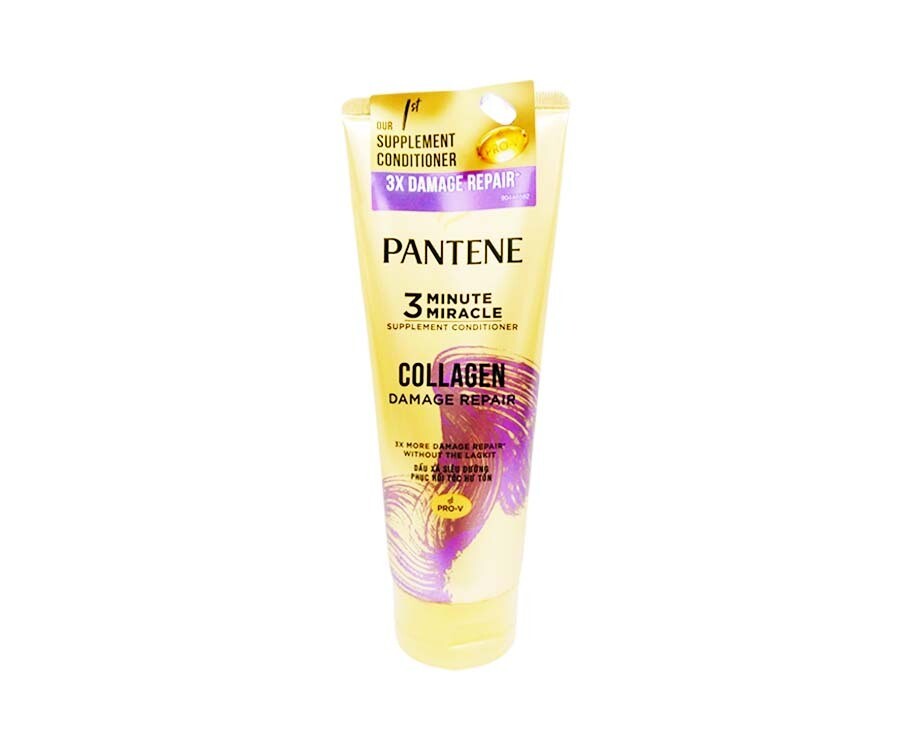 Pantene Pro-V 3 Minute Miracle Supplement Conditioner Collagen Damage Repair 150mL