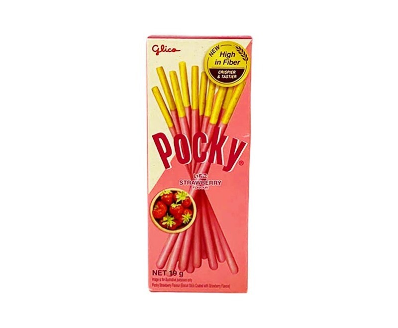 Glico Pocky Strawberry Flavour Mini Pack 19g