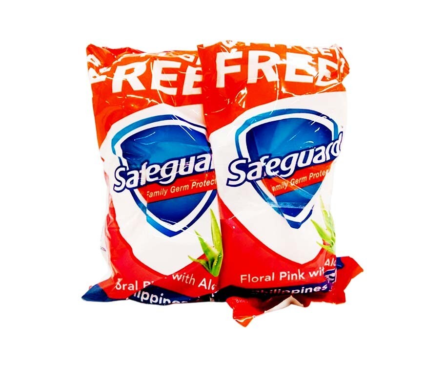 Safeguard Family Germ Protection Floral Pink with Aloe (12 Packs x 60g)