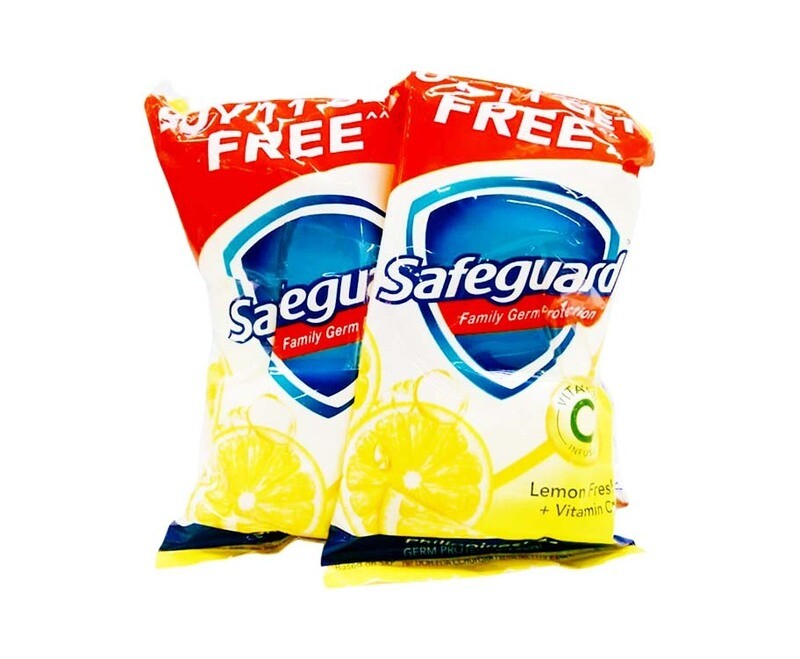 Safeguard Family Germ Protection Lemon Fresh + Vitamin C (12 Packs x 60g)