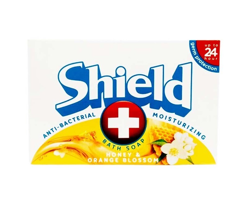 Shield Anti-Bacterial + Moisturizing Bath Soap Honey & Orange Blossom 120g