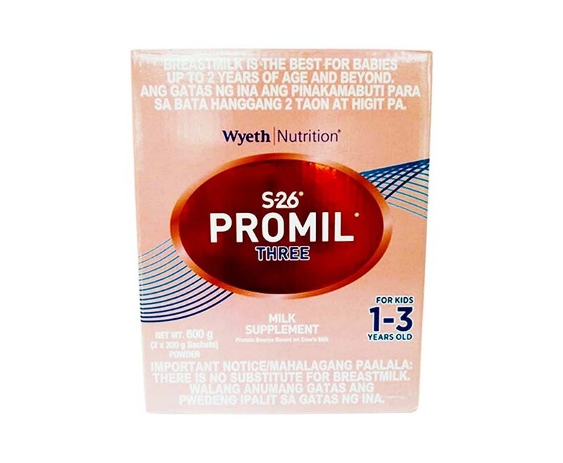 Wyeth Nutrition S-26 Promil Three Milk Supplement For Kids 1-3 Years ...