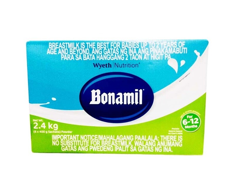 Bonamil 6-12 Months Milk Supplement Powder (6 Packs x 400g) 2.4kg