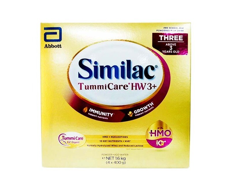 Abbott Similac TummiCare HW3+ Three Above 3 Years Old (4 Packs x 400g ...