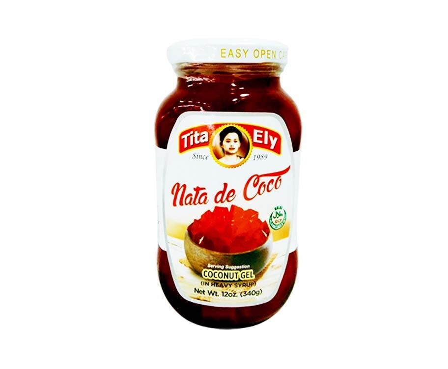 Tita Ely Nata de Coco Red Coconut Gel (in Heavy Syrup) 340g