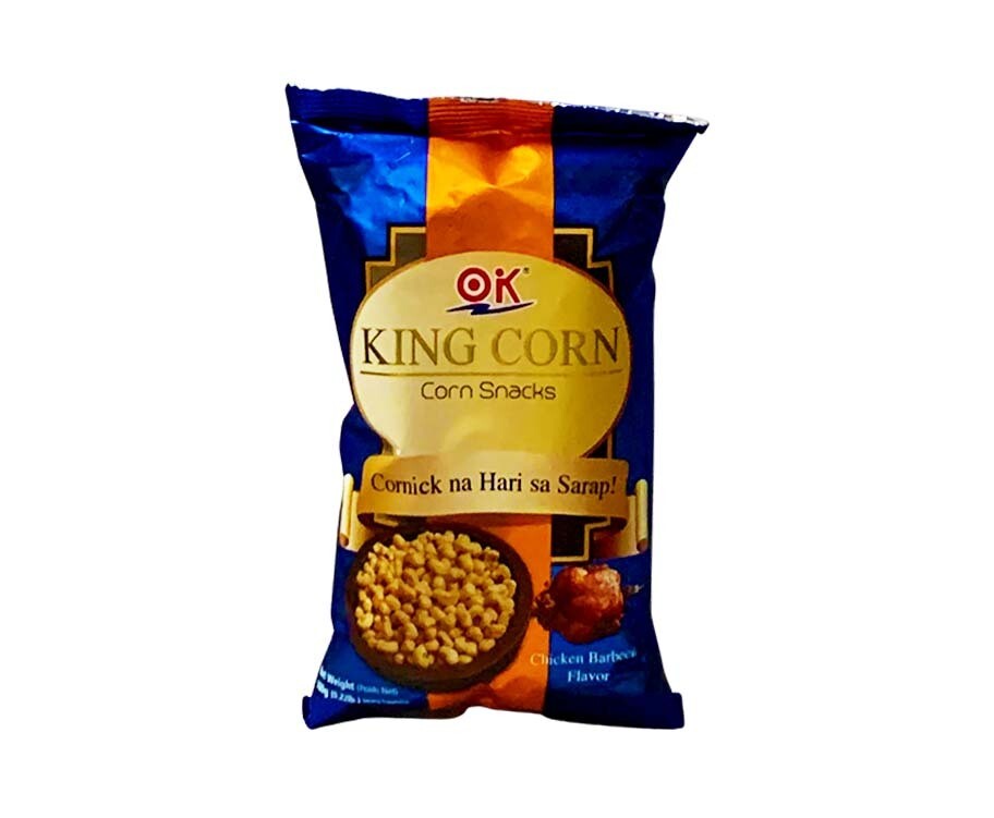 OK King Corn Corn Snacks Chicken Barbecue Flavor 100g