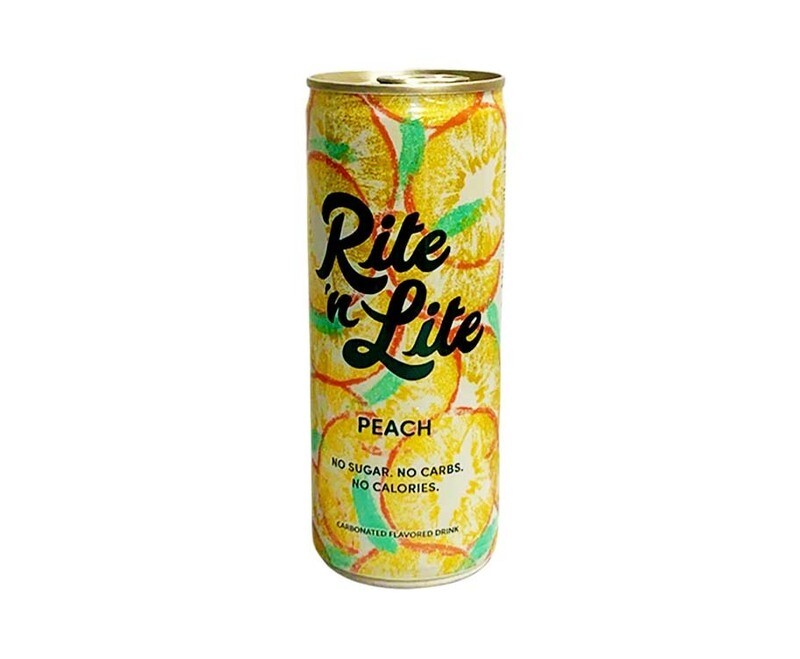 Rite 'n Lite Peach No Sugar No Carbs No Calories Carbonated Flavored ...