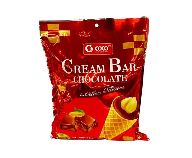 Coco Cream Bar Chocolate Mellow Delicious 300g