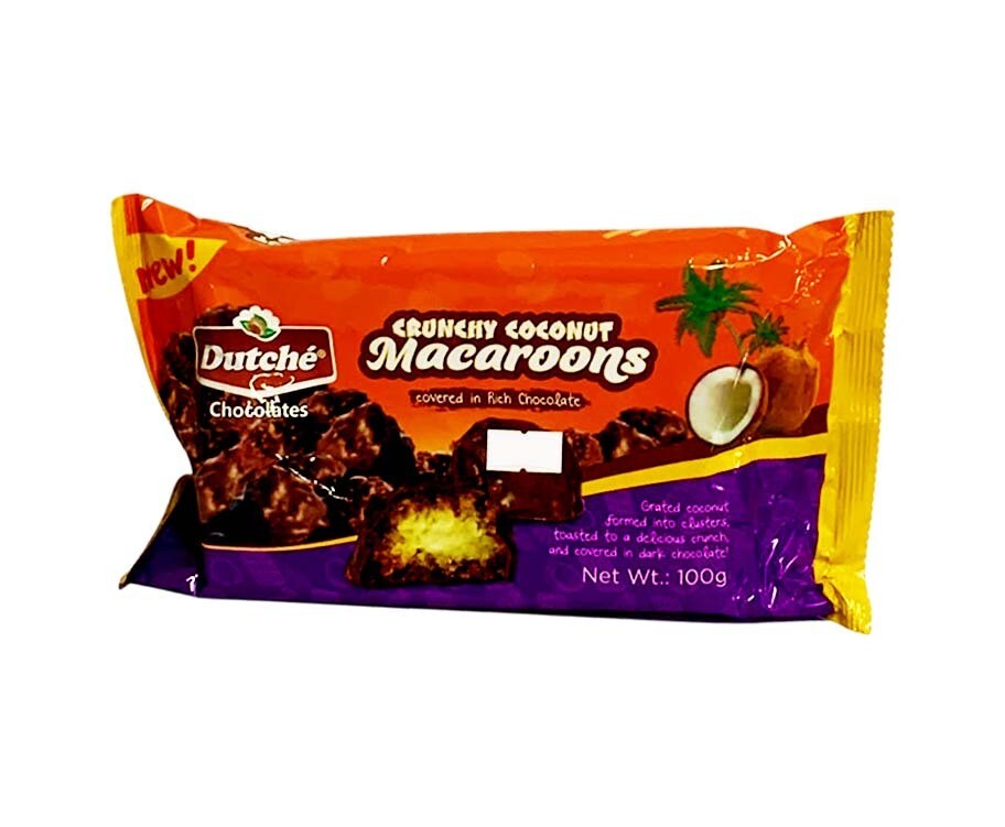 Dutché Chocolates Crunchy Coconut Macaroons 100g