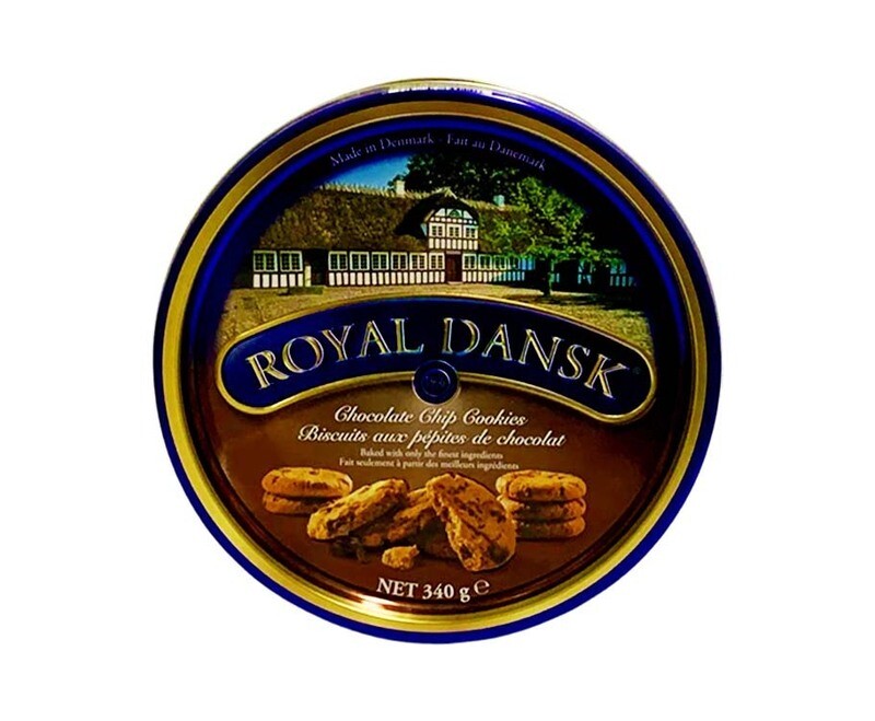 Royal Dansk Chocolate Chip Cookies Biscuits 340g