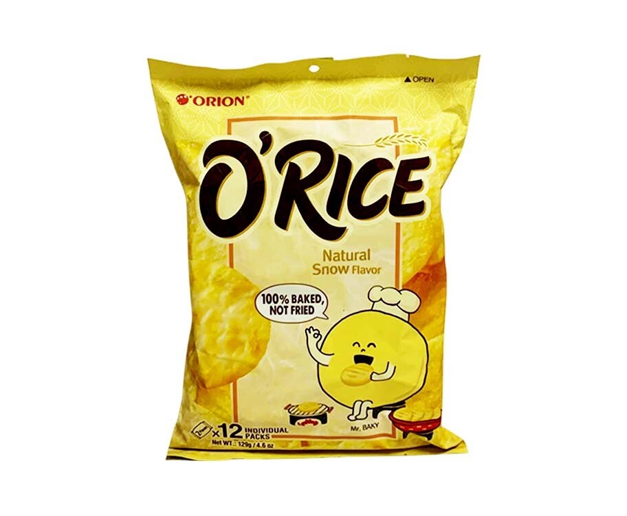 O’Rice Natural Snow Flavor 12 Packs 129g