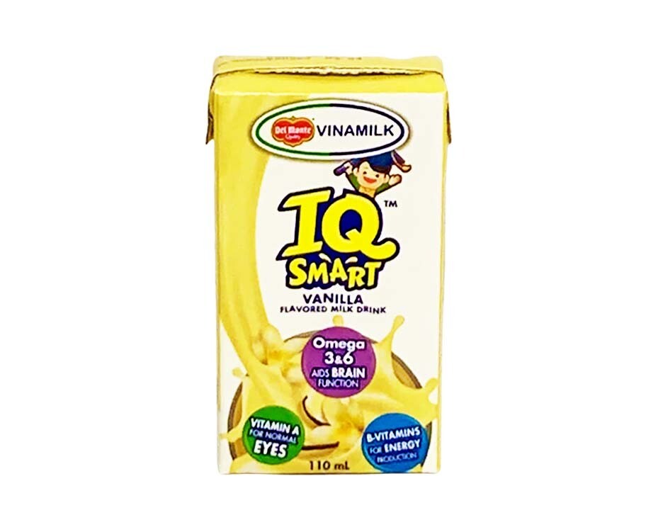 Del Monte Vinamilk IQ Smart Vanilla Flavored Milk Drink 110mL