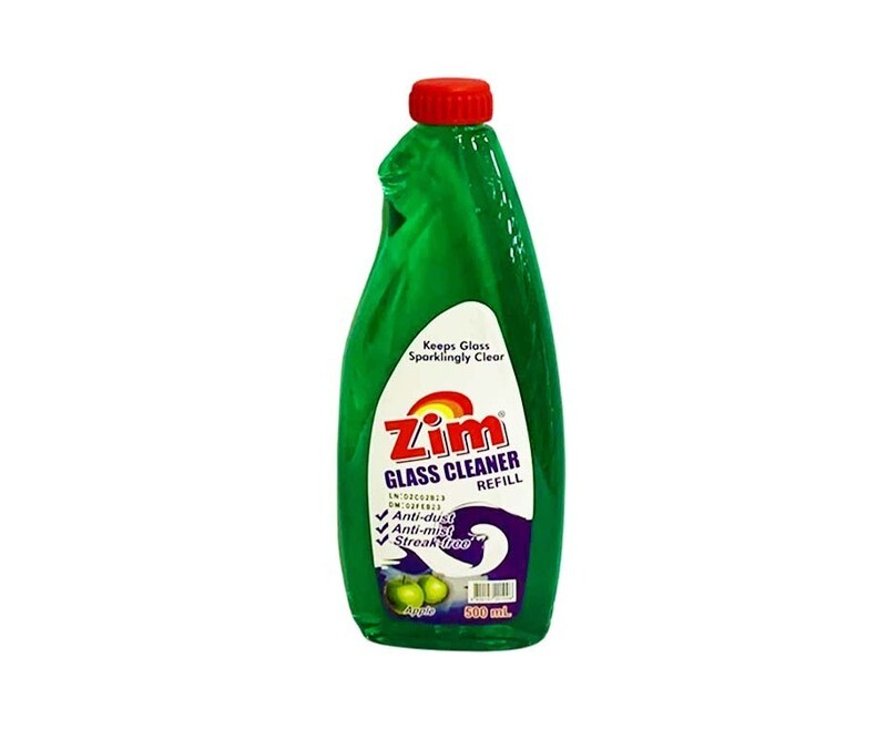 Zim Glass Cleaner Refill Apple 500mL
