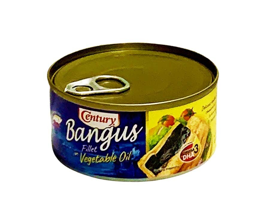 Century Bangus Fillet in Vegetable Oil 184g