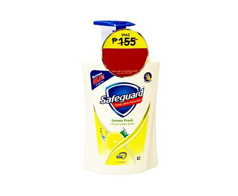 Safeguard Family Germ Protection Lemon Fresh Liquid Hand Soap 450mL