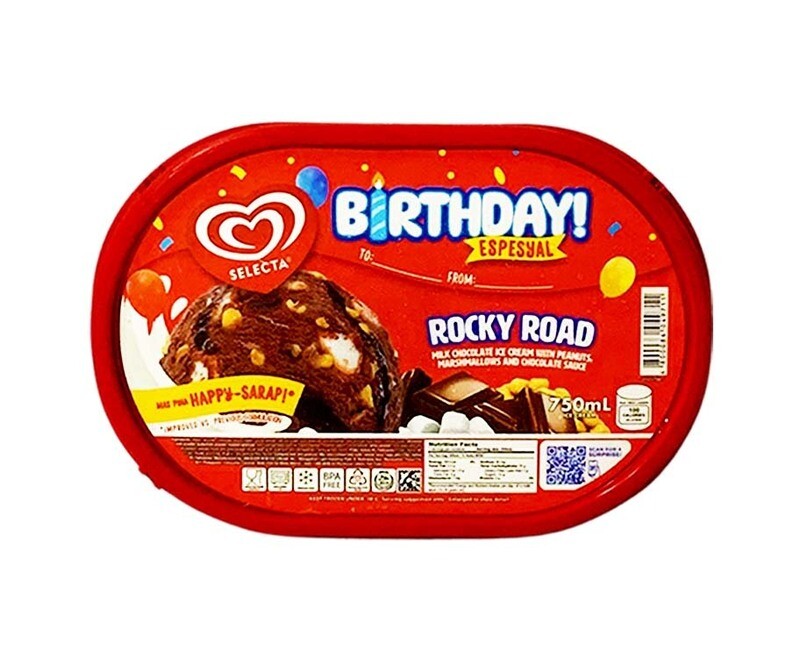 Selecta Birthday Espesyal Rocky Road 750mL