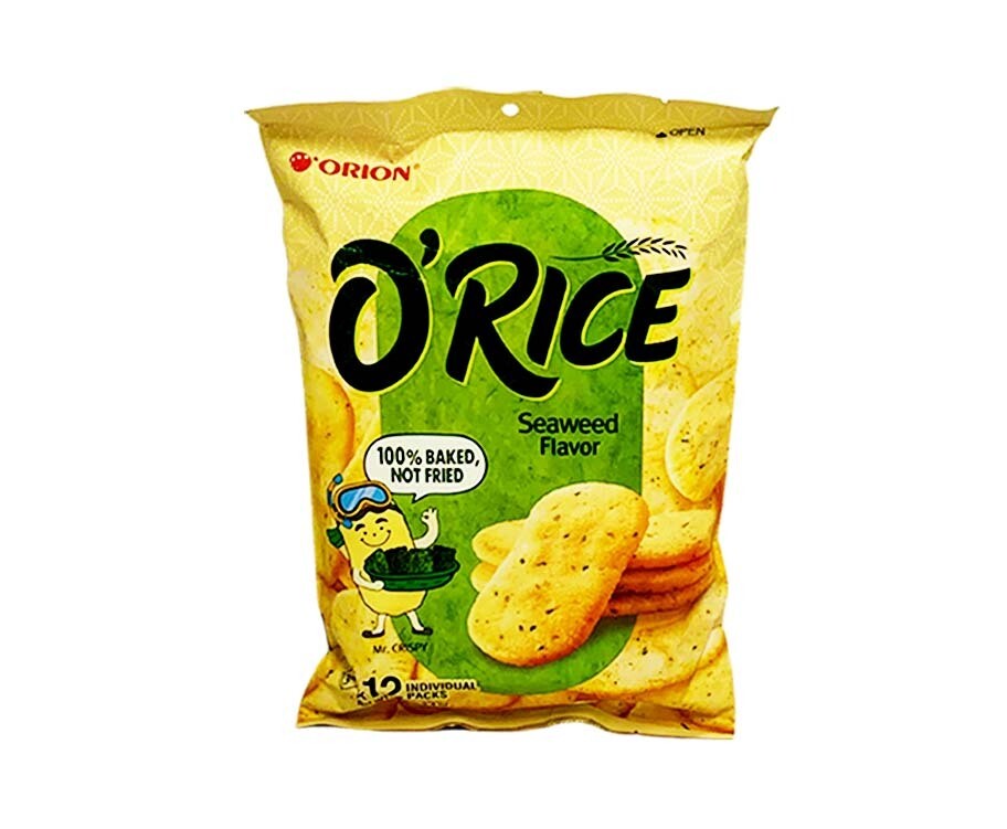 O’Rice Seaweed Flavor 12 Individual Packs 95g