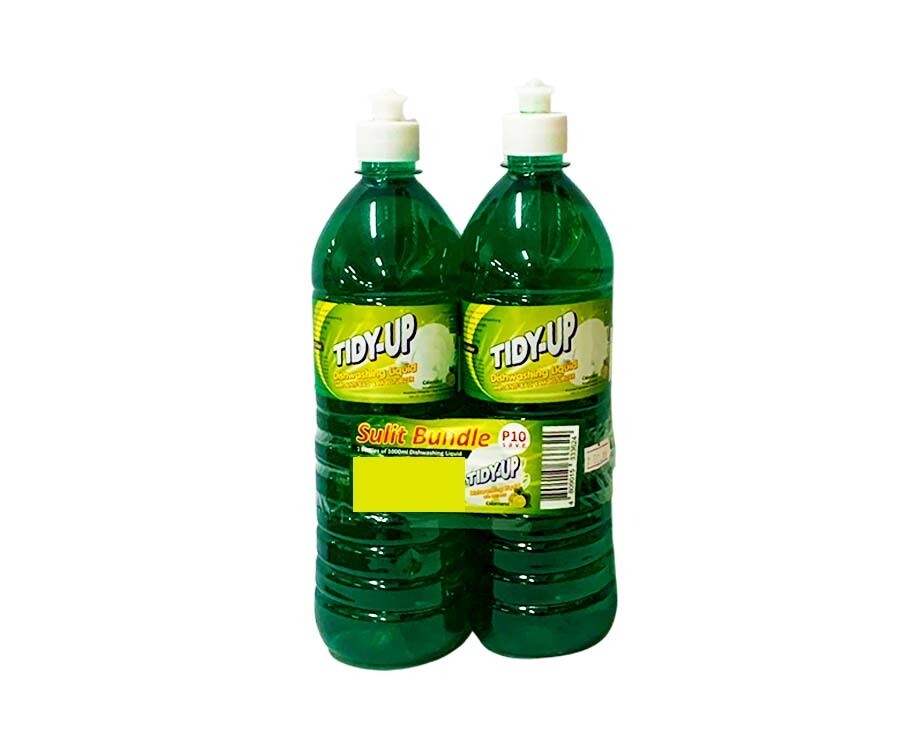 Tidy-Up Dishwashing Liquid with Antibac & Moisturizer (2 Packs x 1L)