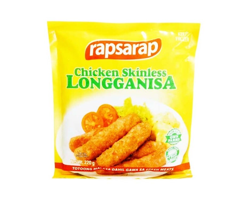 Rapsarap Chicken Skinless Longganisa 220g