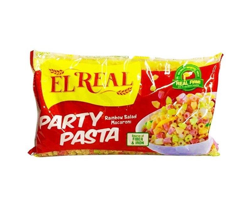 El Real Party Pasta Rainbow Salad Macaroni 1kg