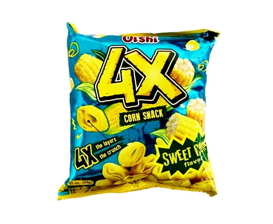 Oishi 4X Corn Snack Sweet Corn Flavor 24g