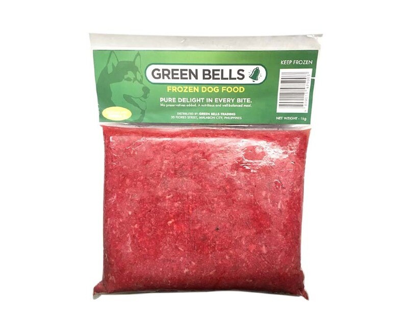 Green Bells Frozen Dog Food 1kg