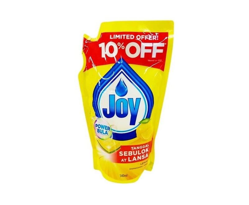 Joy Power Bula Lemon Dishwashing Liquid 540mL